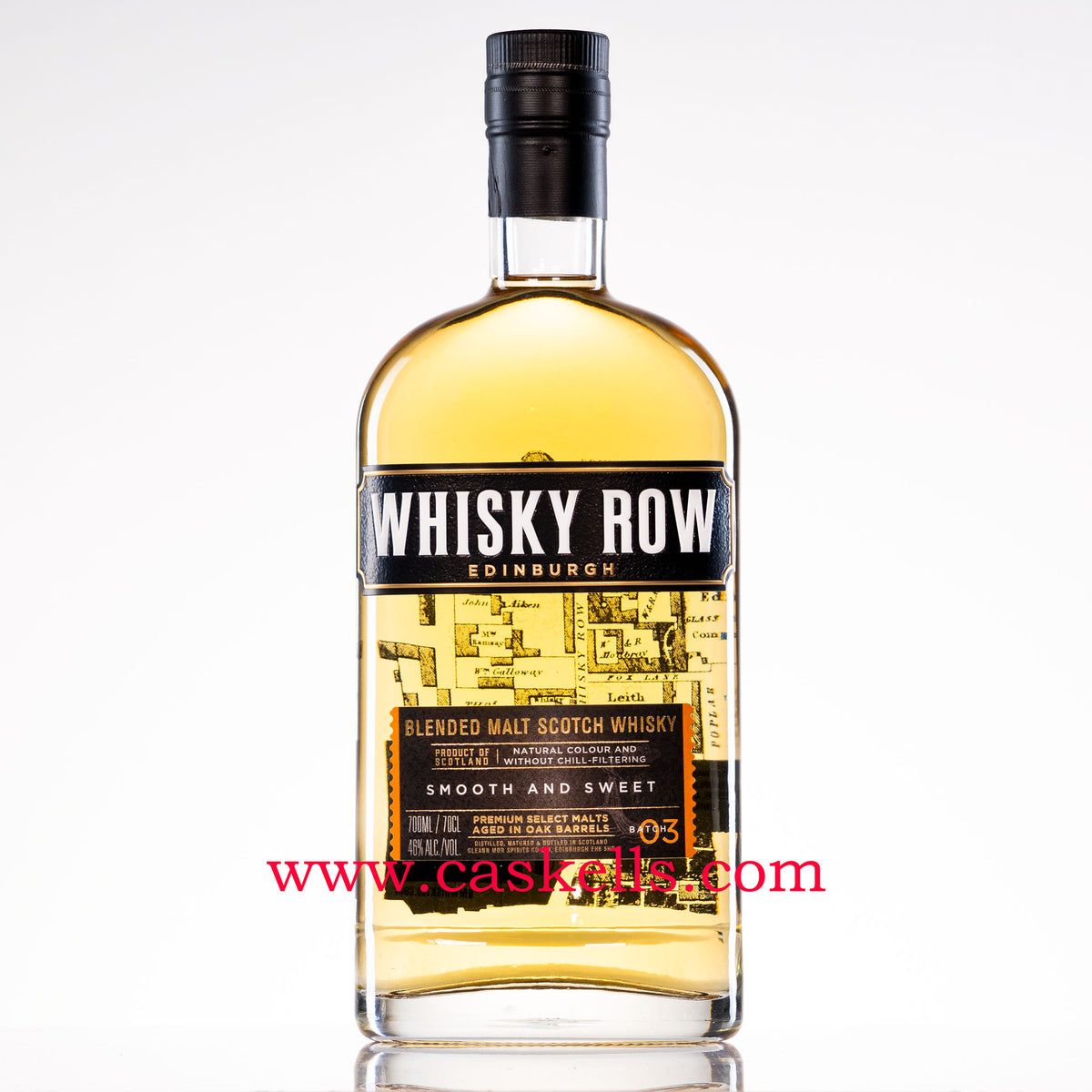 Whisky Row - Blended Malt Scotch, Smooth & Sweet, 46% — Caskells