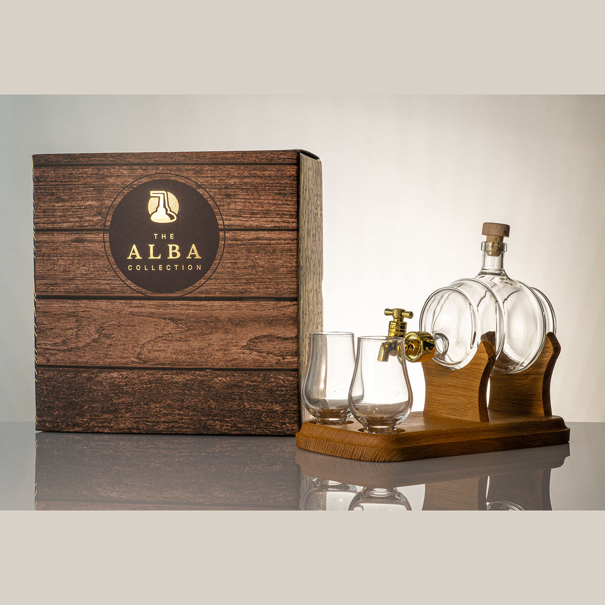 Alba Collection - Big Barrel, with 2 wee GG, 350ml vol — Caskells